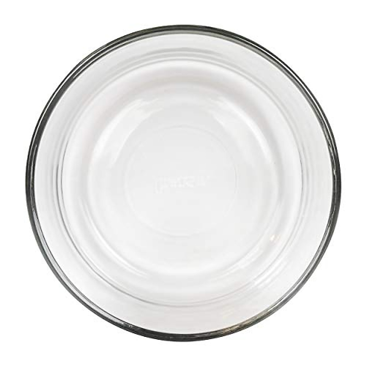 Pyrex Storage 4-Cup Round Dish with Red Plastic Cover, Clear (Case of 4 Containers), 4 pack
