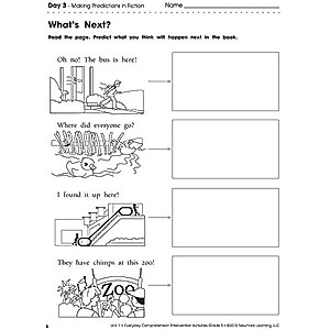 Newmark Learning Grade 3 Everyday Comprehension Intervention Activities Aid Book (Eia)