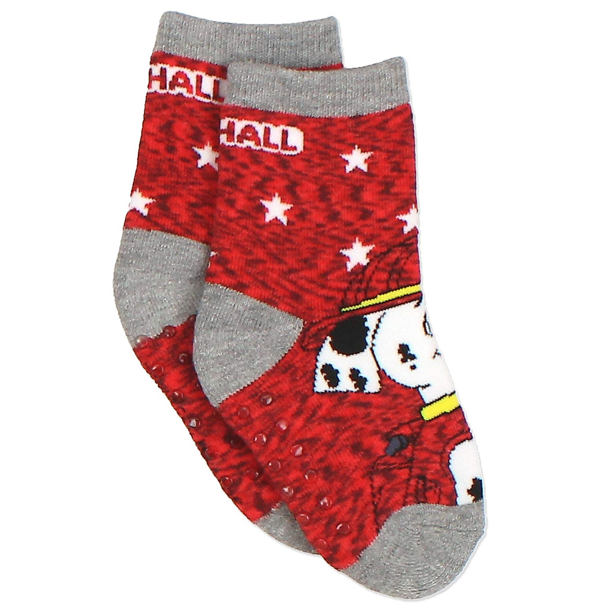 Paw Patrol Boys Girls 7 pack Socks with Grippers (Shoe: 7-10 (Sock:4-6), Grey/Multi)