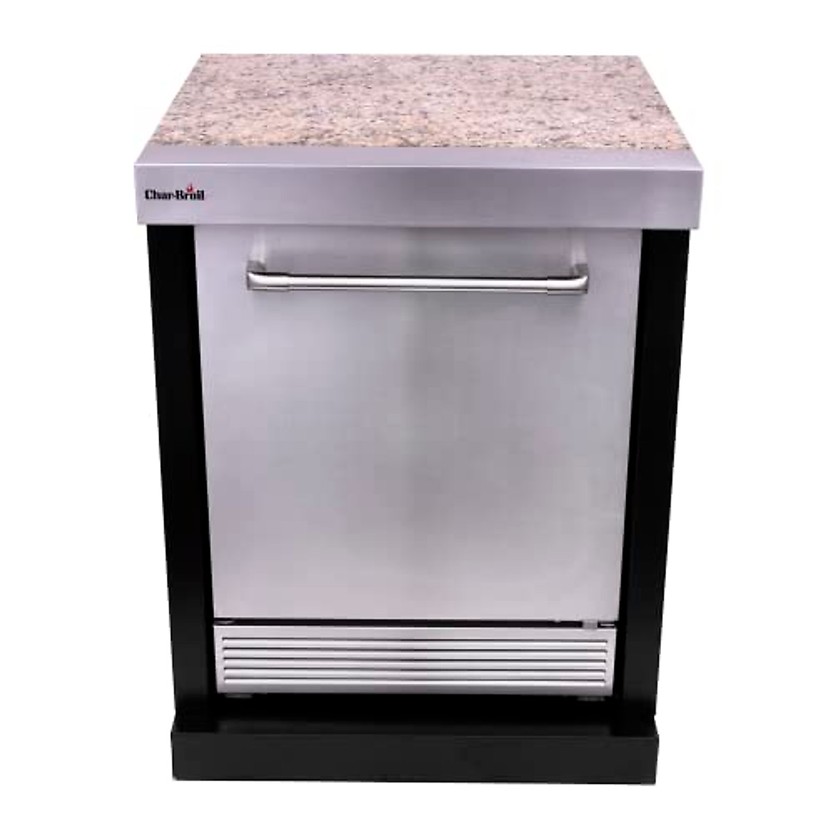 Char-Broil 463246518 Medallion Series Modular Outdoor Kitchen Refrigerator, Silver