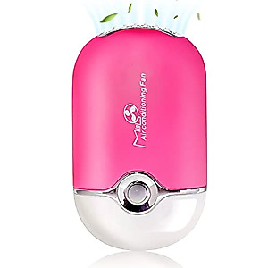 GreenLife® USB Rechargeable Portable Mini Fan Cooling Fan Bladeless Handheld Eyelash dryer Mini Handheld Fan Air Conditioning Blower for Eyelash Extension,eyelash extension kit