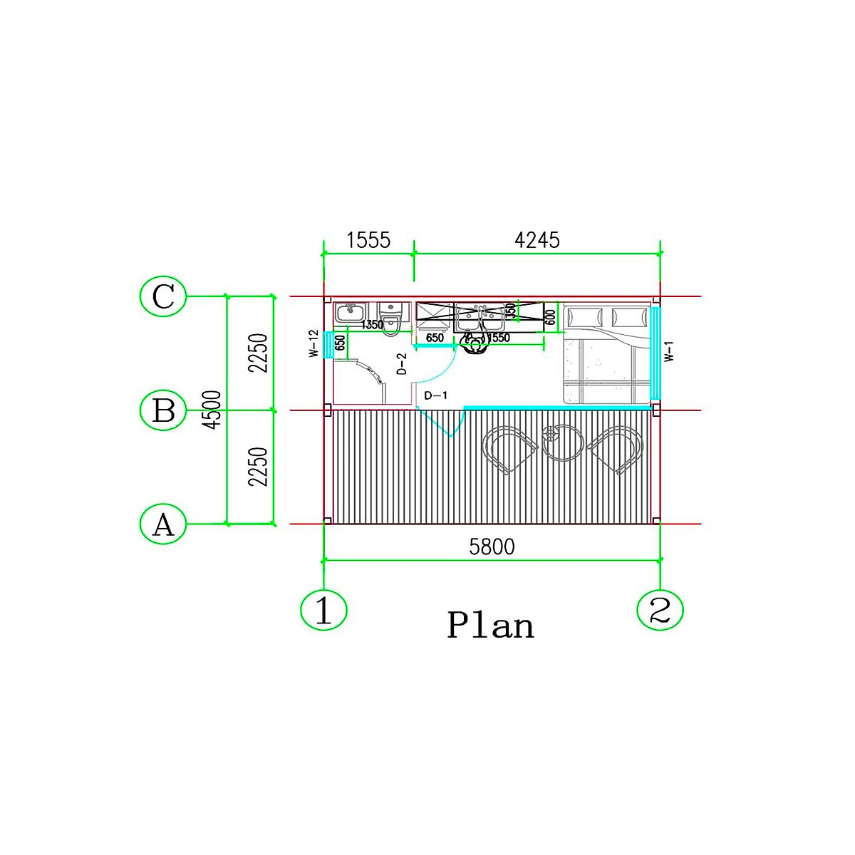 OneSpaceHub Modern Design Luxury Fashion Garden Pod Modular Cabin Home (20FT with Terrace)