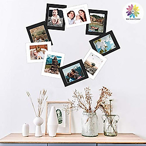 Mat Board Center, 10 Pack, Uncut Mat Backing Board Matboard - Full Sheet - for Art, Prints, Photos, Prints and More (White/Black Color, 8x10)