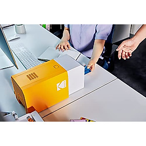 KODAK ID200S Photo ID Card Printer, Easy to Use, Convenient Design, Single Sided Color Printing, 300x1200dpi Edge-to-Edge Printing, Automatic Card Feeder