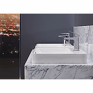 Kohler 2660-1-0 Vox Vessel Bathroom Sink with Single Faucet Hole, One Size, White