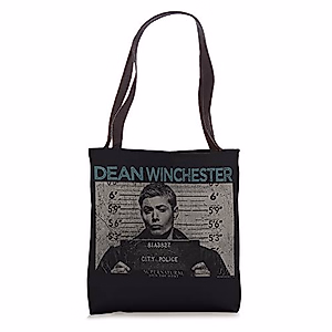 Supernatural Dean Mug Shot Tote Bag