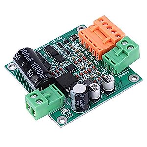 Davitu Motor Driver - Large Power DC Motor Drive Board 12/24/36V H Bridge Positive and Reverse Rotation Full PWM with Undervoltage Protection
