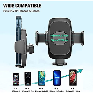 3 in 1 Car Phone Holder Mount for Dashboard Windshield Air Vent fit for Moto G Stylus(2023 2022 2021 2020/5G),Motorola G Power(2023 2022 2021),Edge 30 Fusion/Edge+/Thinkphone/G Play/G Pure/Fast,Z4 Z3