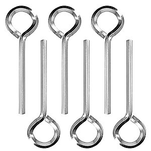 Alamic 5/32 inch Standard Hex Dogging Key Allen Wrench Door Key for Push Bar Panic Exit Devices - 6 Pack