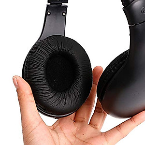Heave 5-in-1 Wireless Headphones High-Fidelity Sound Over Ear Headsets Built in Mic for TV Laptop Mobile Phones Black