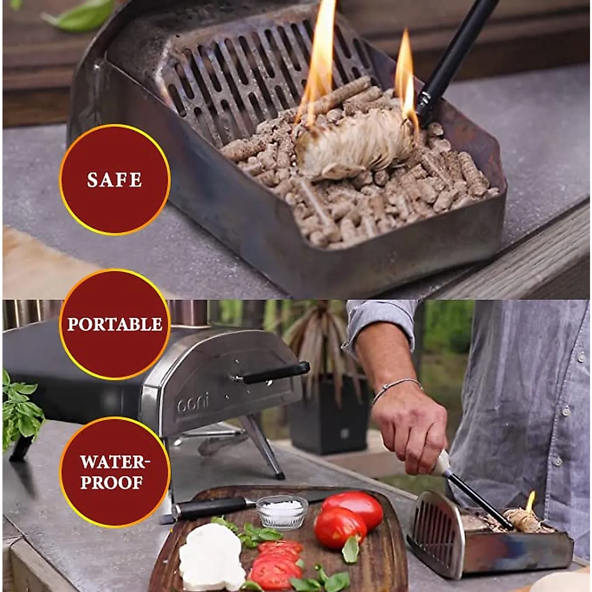 Fire Starter - Natural Pine Fire Starters for Fireplace,Campfires, Wood & Pellet Stove, BBQ, Fire Pit, Chimney - Quick Natural Firestarter（60 Pack）