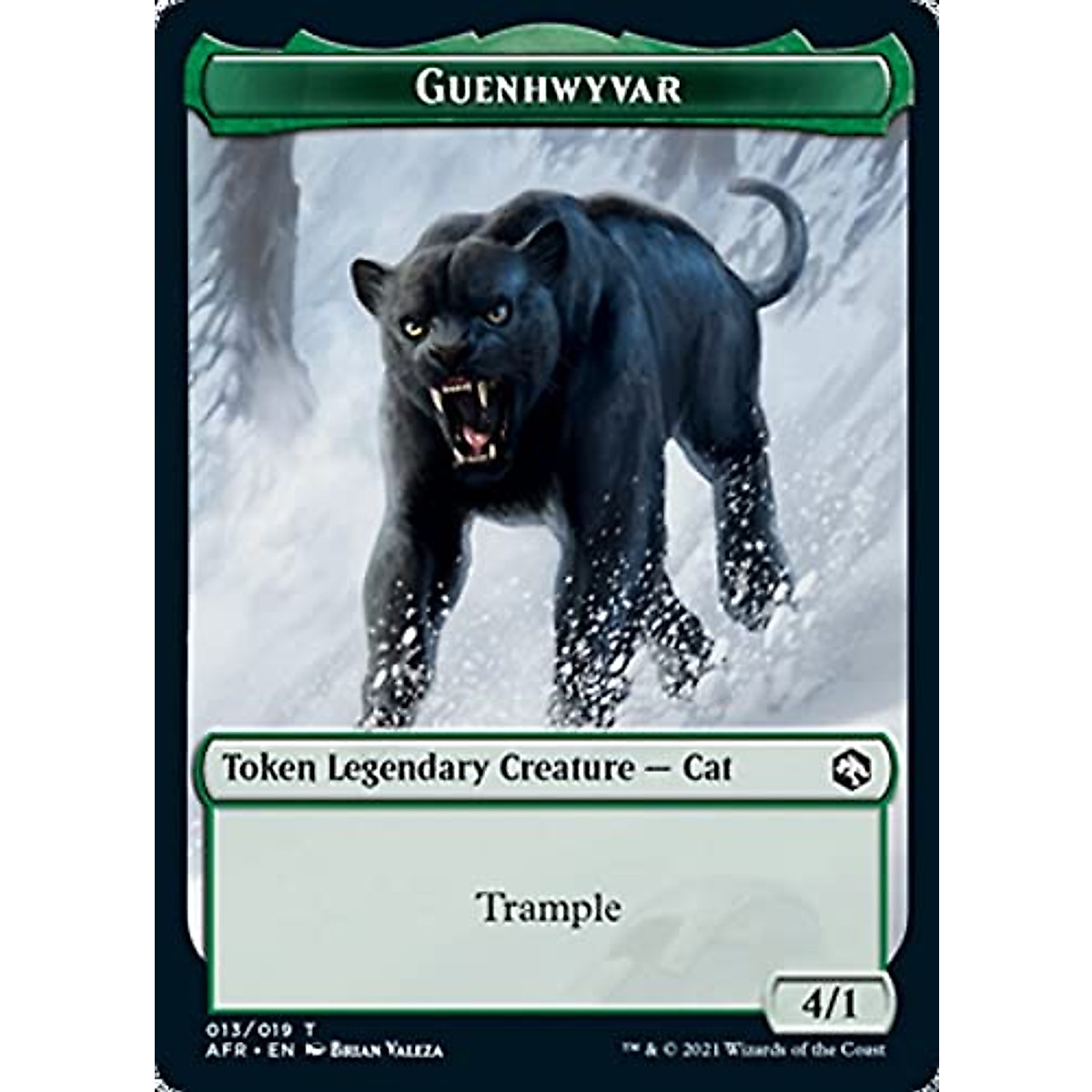 Magic: the Gathering - Guenhwyvar Token (013) - Adventures in The Forgotten Realms