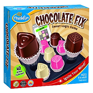 ThinkFun Chocolate Fix - Engaging Logic Game for Ages 8 and Up | Brain Teaser | Educational Toy | Memory Enhancer