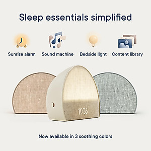 Hatch Restore 2 | Sunrise Alarm Clock | Sound Machine | Bedside Dream Machine | Smart Light | White Noise | Custom Sleep Routines | Dimmable Clock | Deep Sleep | Gentle Alarm | Wake Up Rested | Putty