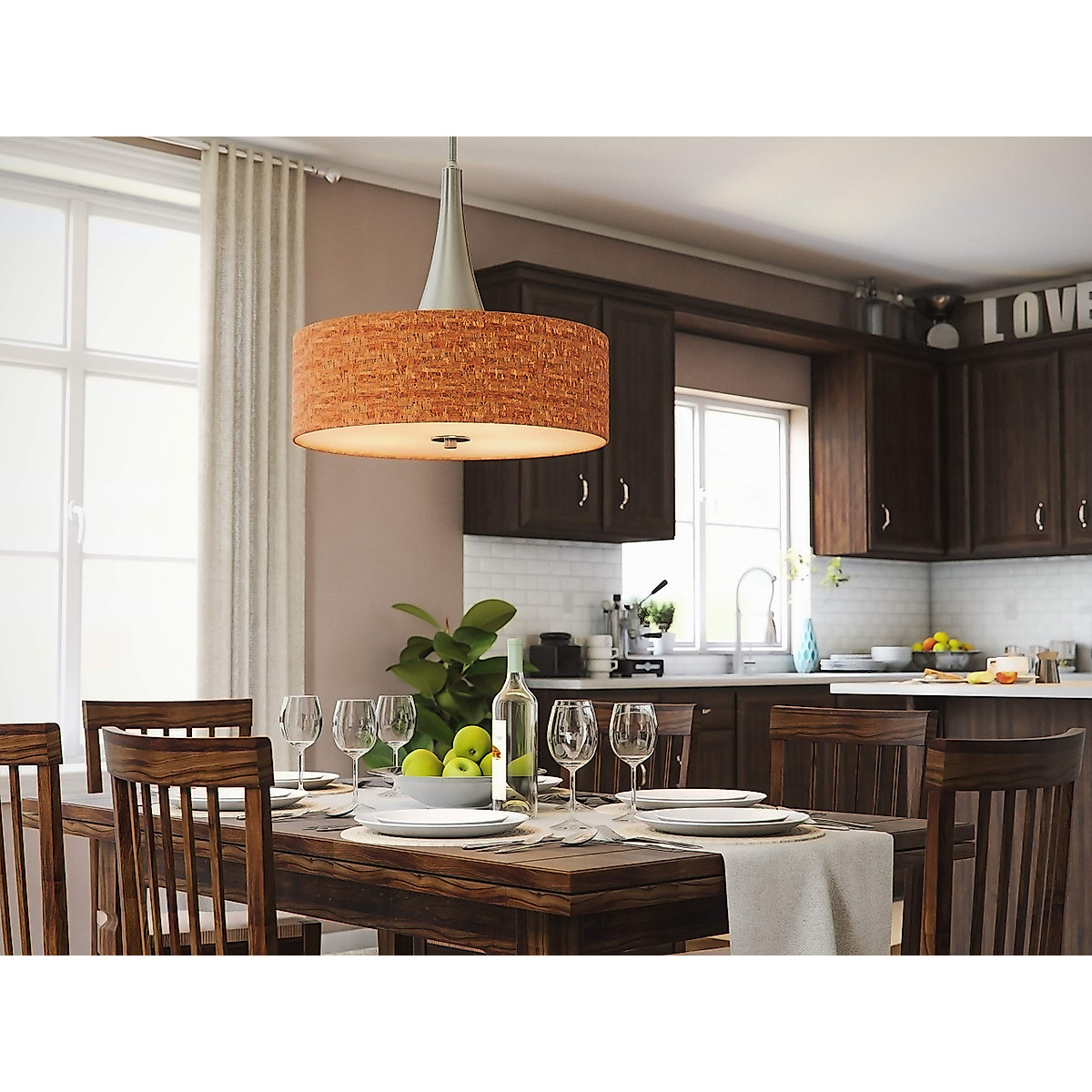 Kenroy Home 32240ORB Ashlen Floor Lamp with Oil Rubbed Bronze Finish, Rustic Style, 58.75" Height, 15" Width, 15" Depth