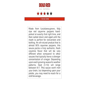 Sauce Dead RED 6OZ