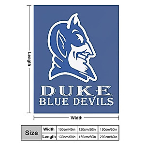 Alexyuk Flannel Fleece Velvet Plush Throw Blanket Anti-Static Fuzzy Soft Warm Blanket Microfiber (60"x80", Blue)