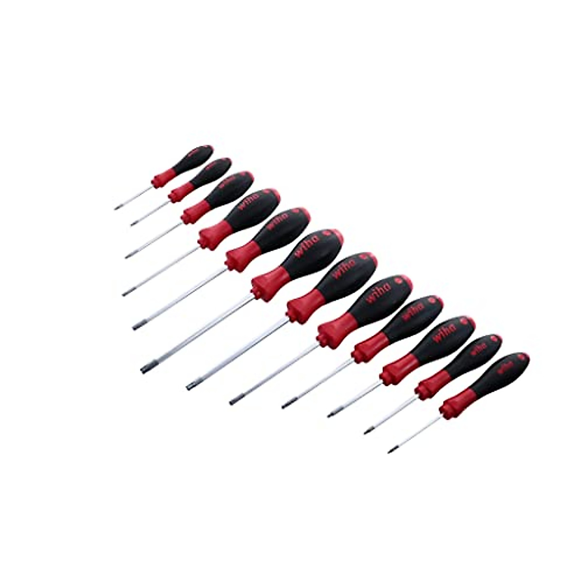Wiha 36267 12-Piece T5-T40 Torx Driver Set with Soft Finish