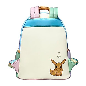 Loungefly Pokemon Eeveelutions Womens Double Strap Shoulder Bag Purse (Multi)