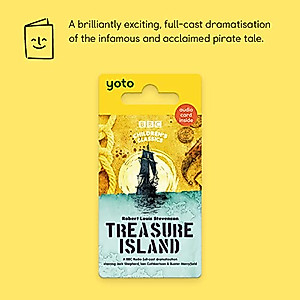 Yoto BBC Children’s Classics: Treasure Island – Kids Audiobook Story Card for Use Player & Mini Bluetooth Speaker, Fun Daytime & Bedtime Stories, Educational Gift for Children Ages 5+