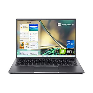 Acer Swift X SFX14-51G-71Y1 Creator Laptop | 14" 2240 x 1400 100% sRGB | 12th Gen Intel i7-1260P | NVIDIA RTX 3050 Laptop GPU | 16GB LPDDR5 | 512GB NVMe SSD | Wi-Fi 6E | Backlit Keyboard | Windows 11