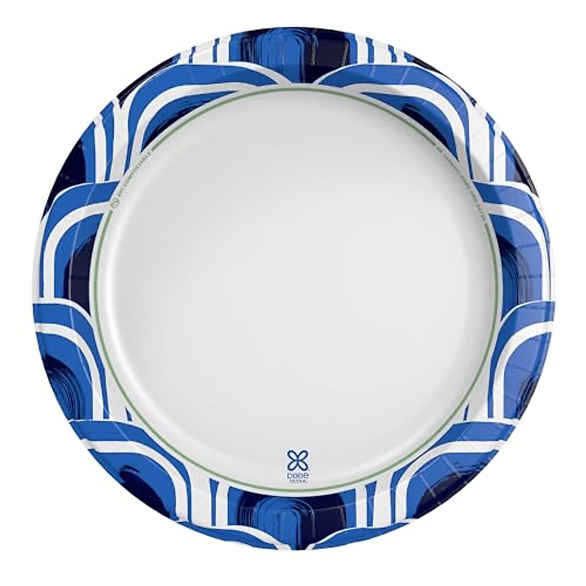 Dixie Ultra Large Plates, Disposable Plates for Heavy Messy Meals, 12 Count (Pack of 1)