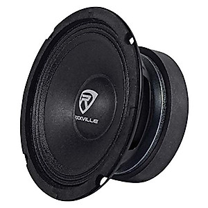 Rockville (2) RM64PRO 6.5" 400 Watt 4 Ohm SPL Mid-Bass Midrange Car Speakers