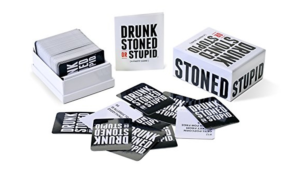 Drunk Stoned or Stupid Party Game - Fun Adult Card Game for Socials
