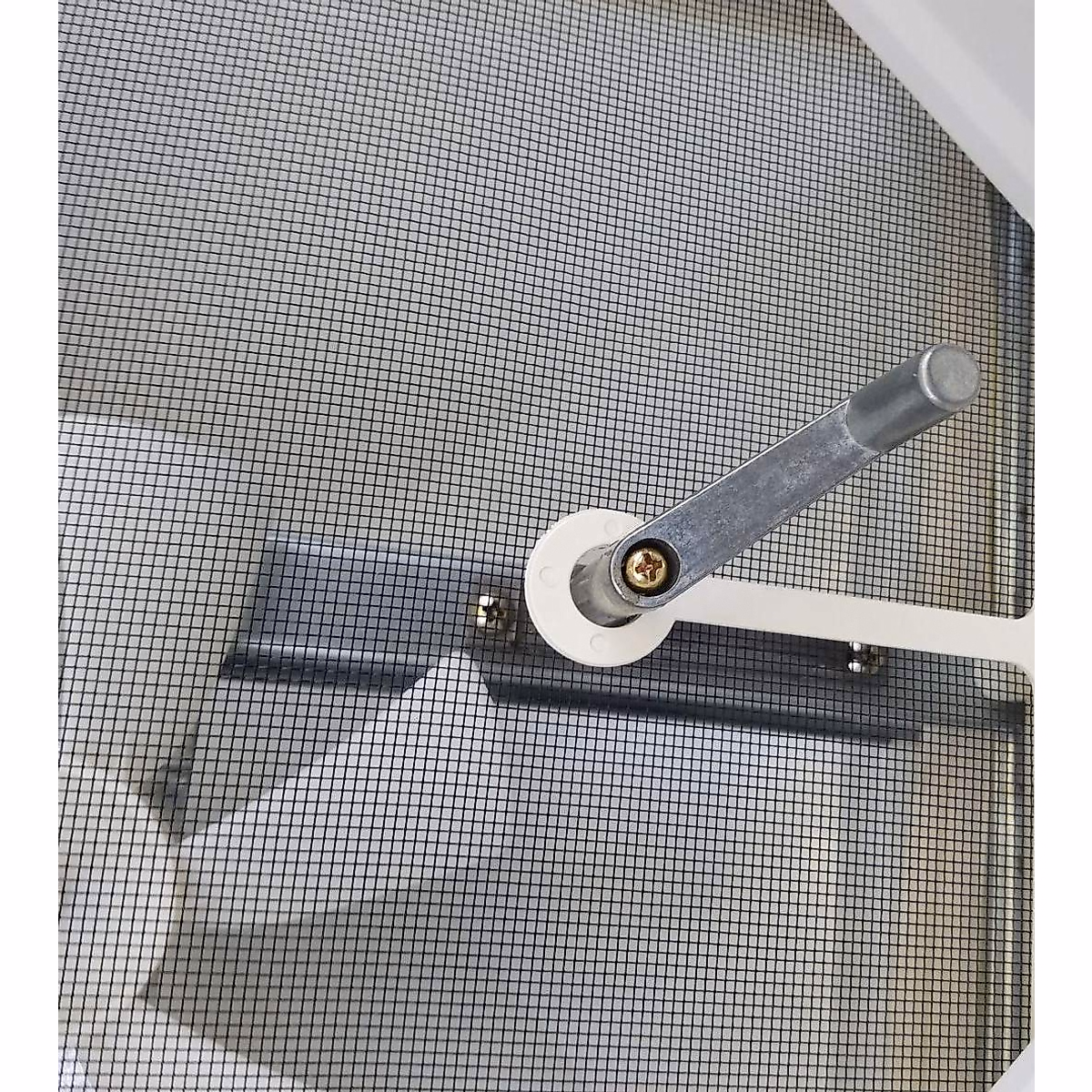 Class A Customs 12 Volt Powered 14" RV Roof Vent with White Wedge Style Lid - Putty & Screws | 71112A-PS