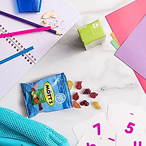 Mott's Fruit Flavored Snacks, Assorted Fruit, Pouches, 0.8 oz, 40 ct