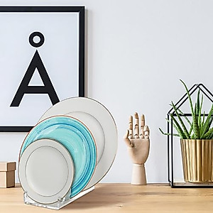 YZYDF Acrylic Food Display Stand 2/3 Layer Setting Plates Rack for Restaurants Multilayer Dinnerware Holder