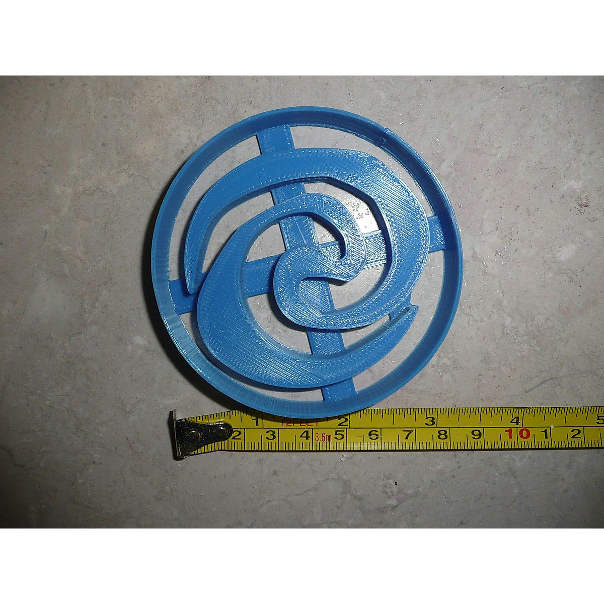 INSPIRED BY SPIRAL SWIRL SYMBOL MOANA THEME MOVIE COOKIE CUTTER MADE IN USA PR2658