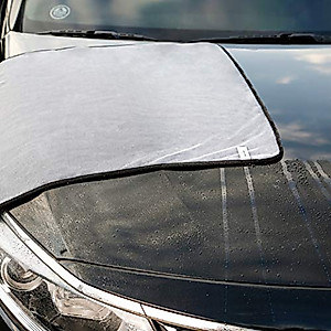 MR.LUSTRE Microfiber Drying Towels for Cars Large Single Sided Durable Layer Professional Grade Super Absorbent Car Cleaning Towel Auto Detailing Cloth, 35x28 inch, 1 Pack, 1 Piece