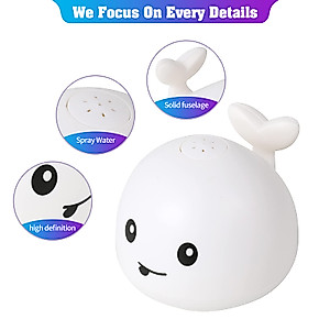 ZHIHUAN Bath Toys for Toddlers 1-7 Years Olds,Kids Bath Toys for 1-6 Years Olds Boys Girls Baby Bath Toys Age 6-24 Month Bathtub Toys Gifts for 1-6 Year Old Boys Girls, white