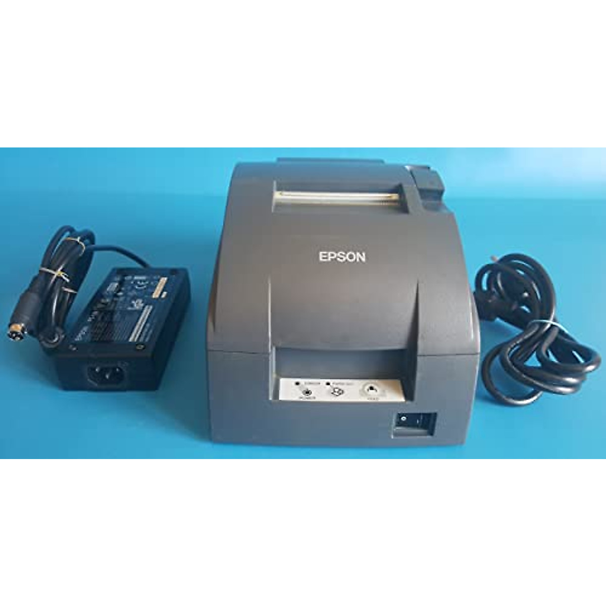 TM-U220B, Impact, two-color printing, 6 lps, Serial interface only, Power supply, Dark gray