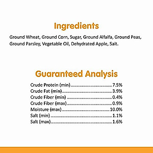 Sunseed AnimaLovens Apple Strudels, 4 Ounces, Treats for Rabbits Guinea Pigs Rats and Hamsters