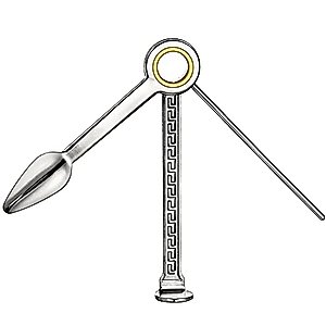100% Authentic Czech Stainless Steel 3 in 1 Tobacco Pipe Tool Cleaner - Smoking Pipe Reamer Tamper Pokers Tool
