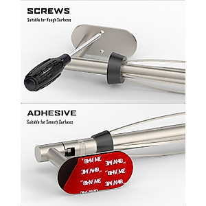 BATHDANCE Paper Towel Holder Under Cabinet, Single Hand Operable Roll Holder with Damping Effect,No Drilling or Wall Mounted SUS304 Stainless Steel for Kitchen Bathroom (Sliver)