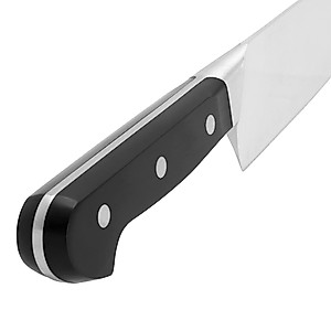 ZWILLING J.A. Henckels Pro 7 Hollow Edge Rocking Santoku Knife, Silver