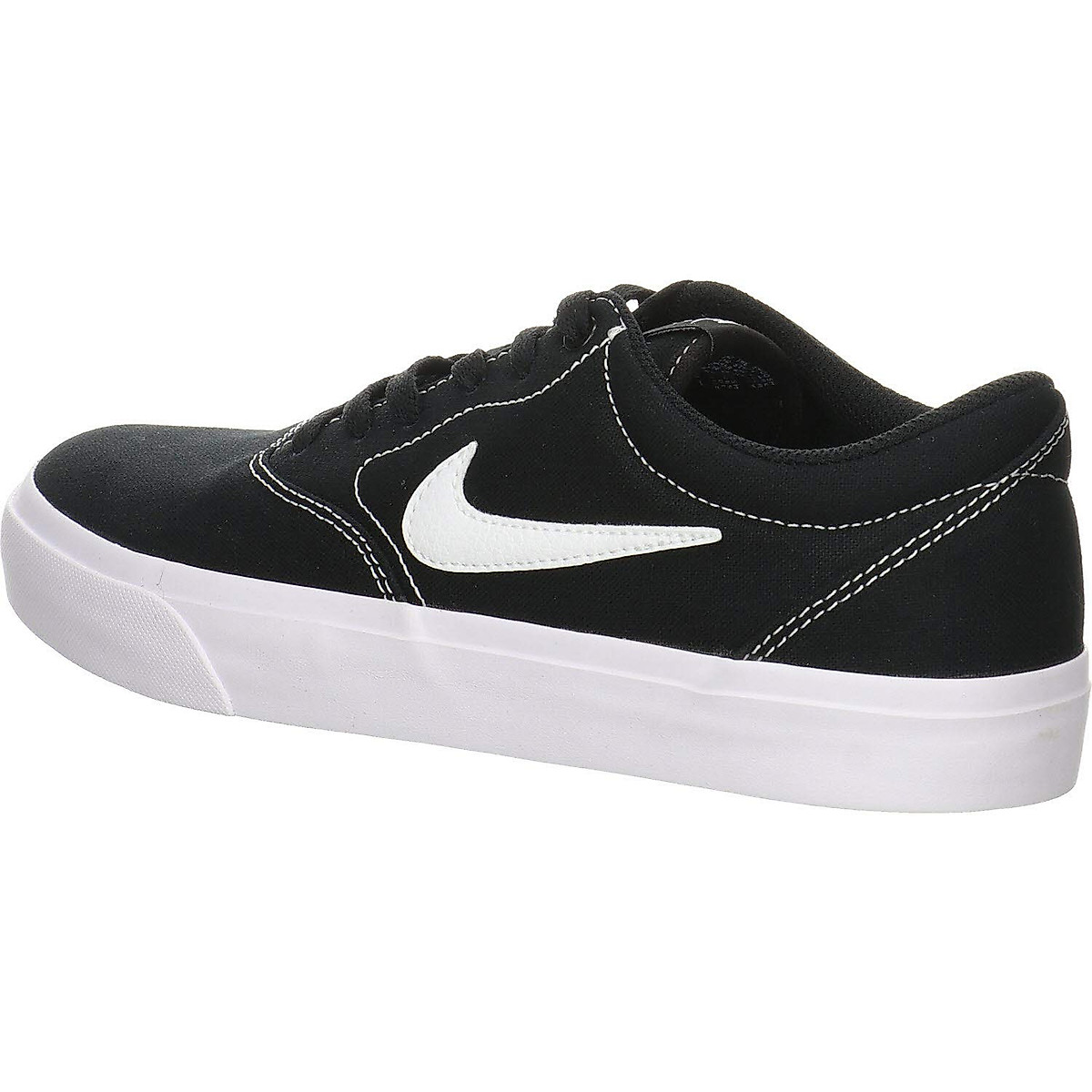 Nike Nike Sb Charge Canvas, Unisex Adult's Skateboarding Skateboarding Shoes, Multicolour (Black/White/Black/Gum Light Brown 6), 7.5 UK (42 EU)