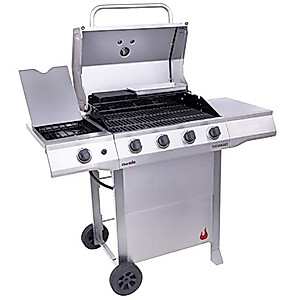 Char-Broil 463352521 Performance 4-Burner Cart Style Liquid Propane Gas Grill, Stainless Steel