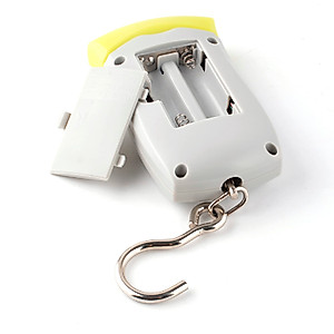 BINGONE Digital Hanging Fishing Scale, Portable Hanging Hook Scale Fishing Scale Luggage LCD Digital Weight Electronic 110lb/50kg for Home and Outdoor