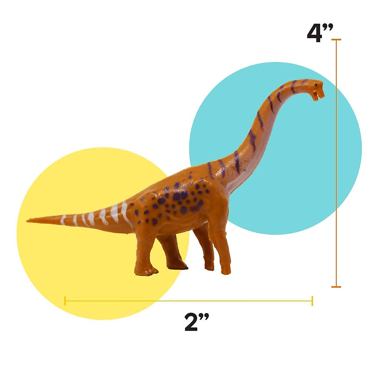 Boley 18 Pack 4" Dinosaur Toy Set - Educational Dinosaur and Mammoth Figures - Realistic Toys for Kids - Perfect for Learning and Play - Great Birthday Party Favors - Safe & Durable - Ages 3+