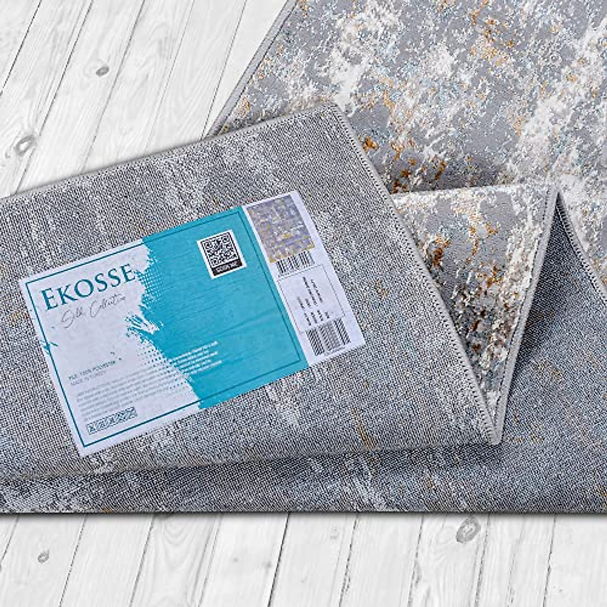 Modern Area Rug - Non-Shedding & Stain Resistant Carpet - Indoor Rugs for Living Room, Bedroom, Kitchen & Office (2 ft x 6 ft, Modern)