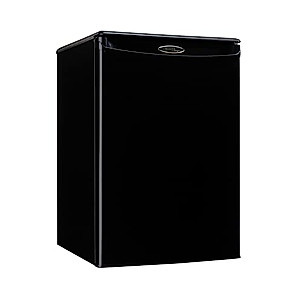 Danby DAR026A1BDD-6 2.6 Cu.Ft. Mini Fridge, Compact Refrigerator for Bedroom, Office, bar, countertop, E-Star Rated in Black