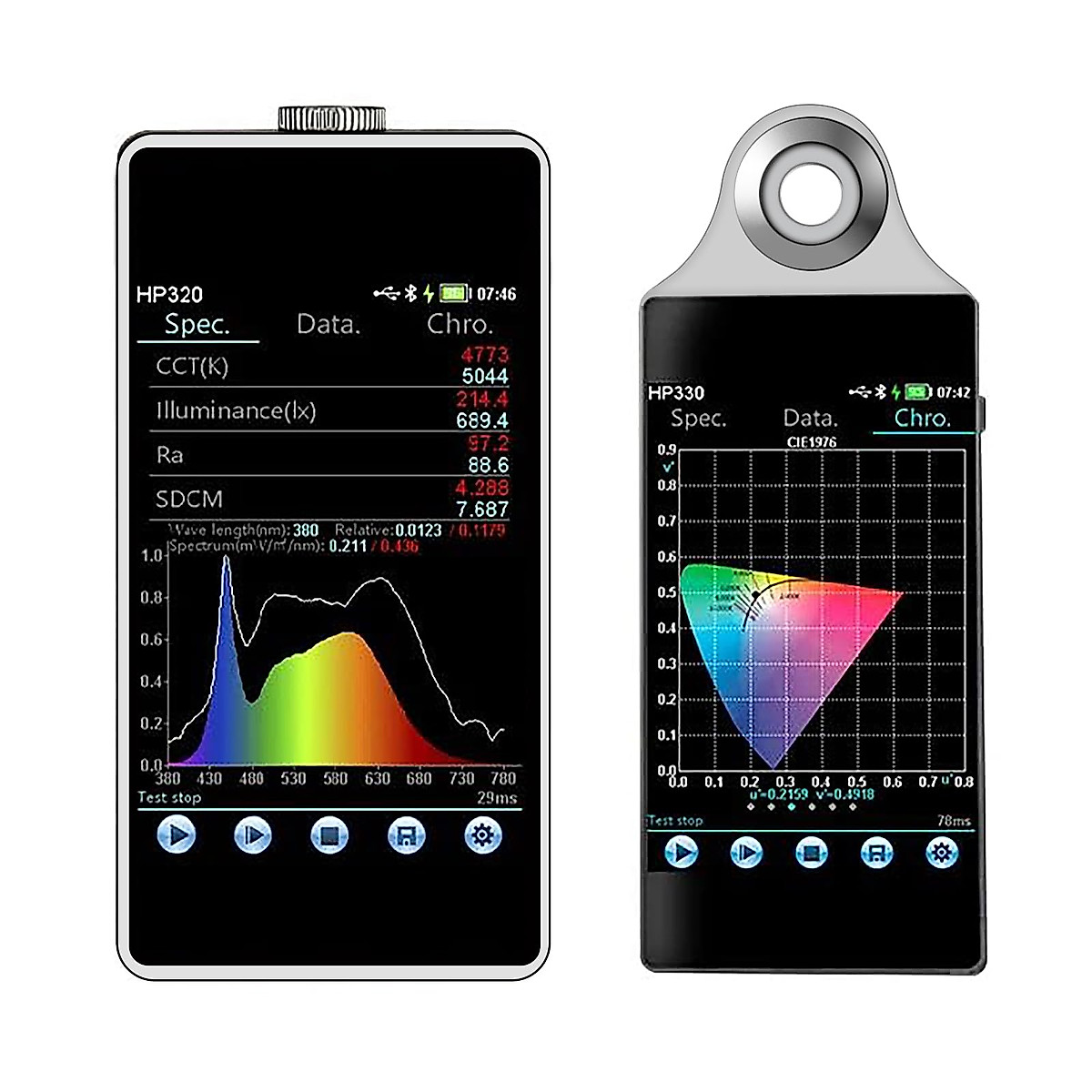 GOYOJO Portable Spectrometer Color Illuminometer Meter Spectrophotometer (HP330)