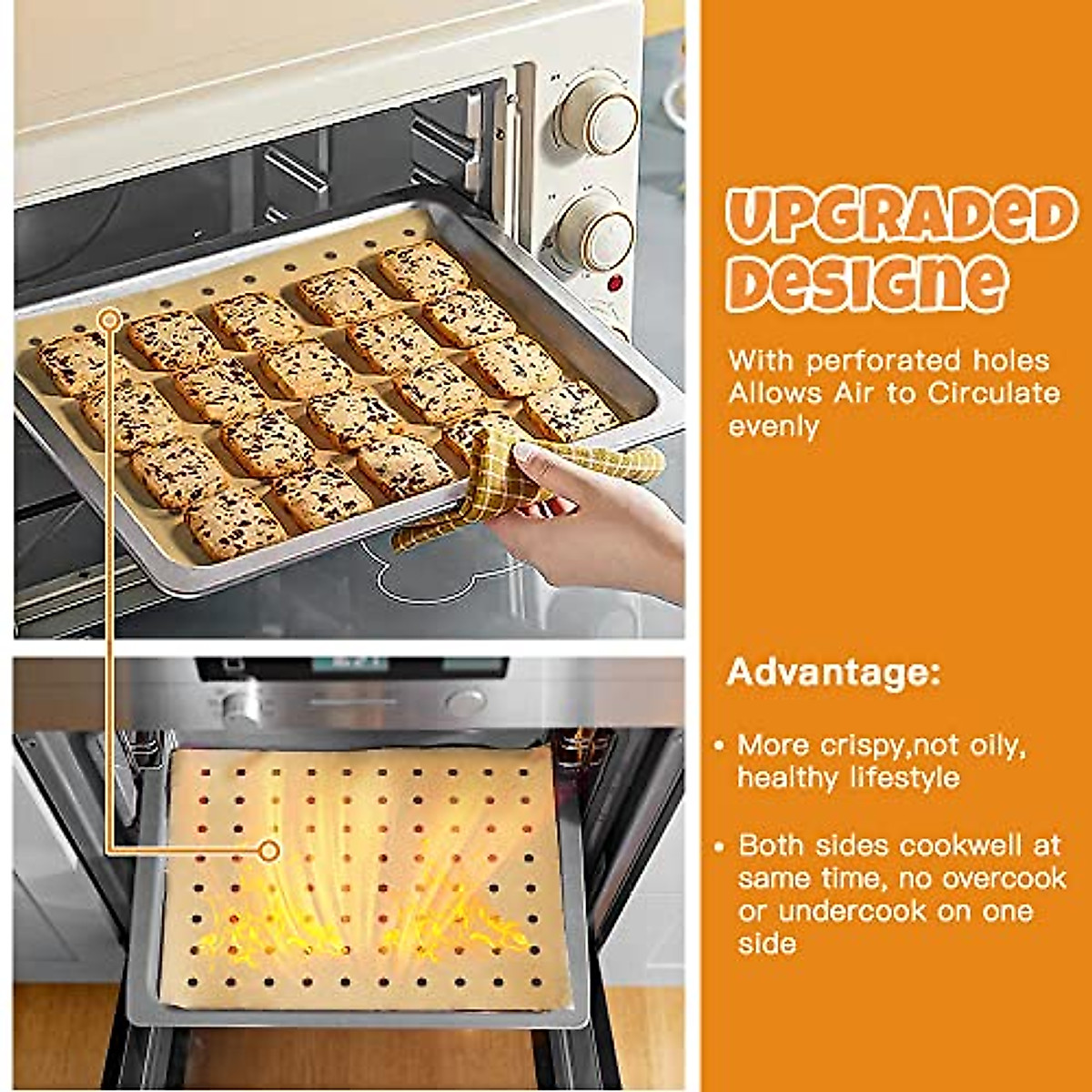 Air Fryer Disposable Parchment Paper Liners: 150pcs Airfryer Liners 9x11 Inch Perforated Rectangular Paper Sheets Basket Liner Accessories For Toaster Oven Xl Air Fryer