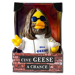 CelebriDucks - Give Geese A Chance - Floating Rubber Ducks - Collectible Bath Toy Gift for Kids & Adults of All Ages
