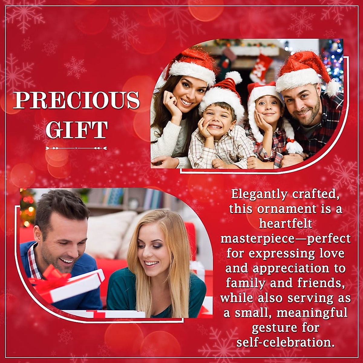 Elegant Chef Washington State Christmas Ornament- Tree Hanging WA Lover Christmas Decorations