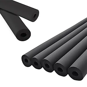 Pipe Insulation Foam Tube - 1" Foam Tubing for AC Unit, Guitar Stands, Exercise Machine Handle and Roof Rack, - 1"(25mm)ID 1-13/32"(43mm)OD - 6Ft